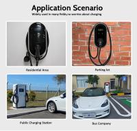 China Type 2 22kW Three Phase AC Output Current EV Charger Wallbox with RFID App OCPP Functions for sale