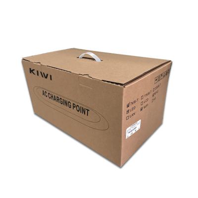 China Input Current 0-32A Wallbox Type 2 Three Phase 32A Electrical Car Charger Station 7KW for sale