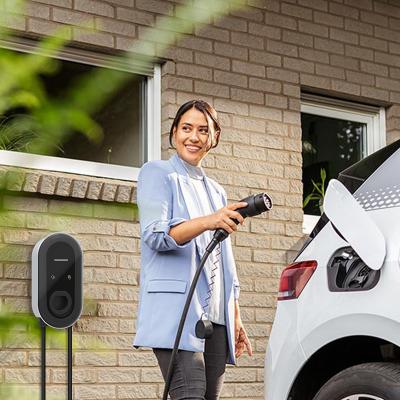 China IP65 Protection 22kw Level 2 AC Commercial Type 1 Electric Car Type 2 EV Charger Station for sale