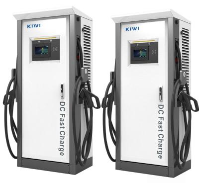 RS485 Connection Temperature Detection 60KW DC EV Charger for BMW iX3 Type 2 Charging Pile