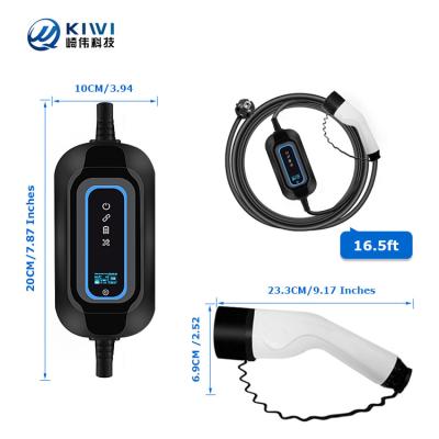 Cina Stazione di ricarica per auto elettrica portatile per la casa tipo 2 3.5kw AC EV in vendita