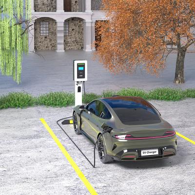 中国 電気自動車 20kW~40kW 商用直流高速電動車充電器 Gbt ダブルガン 壁箱 床付き電動車充電ステーション 販売のため
