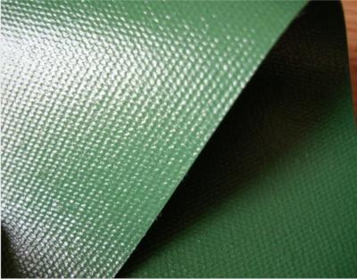 Cina Tessuto blu a prova di fuoco 14oz della tela cerata del PVC 1680D a 42oz/Sqm per le coperture del camion in vendita