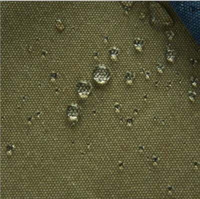 China 480 Gsm Groene Terylene Waterdichte Tentstof 0.75mm Dikte met Garenpatroon Te koop