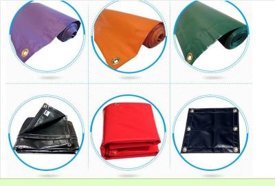 China Fire Flame Retardant PVC Coated Polyester Fabric , Waterproof Tarpaulin Covers for sale