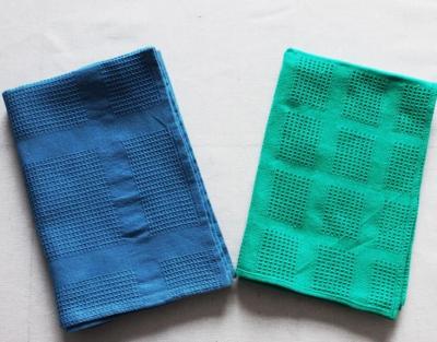Cina Fibra di bambù d'attaccatura 100% degli asciugamani di piatto della cialda del cotone con buona resistenza degli strizzacervelli in vendita
