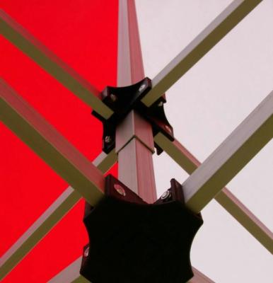 China Douane Rode/Witte Gazebo die het Kader van het Tentaluminium voor Tentoonstelling Reclame vouwen Te koop