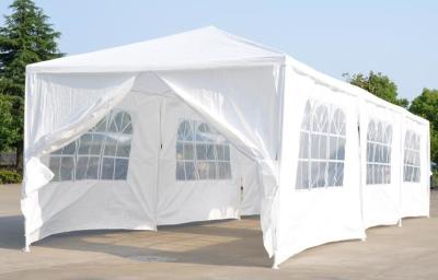 China Heavy Duty PE White Party Tents / Wedding Event Tents With Full Set Of Sidewalls for sale