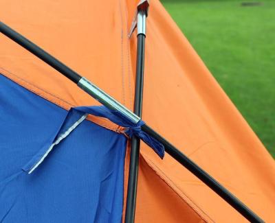 Cina Materiale impermeabile all'aperto dell'unità di elaborazione del nylon della tenda di campeggio di due stanze per aiuto in caso di catastrofe in vendita