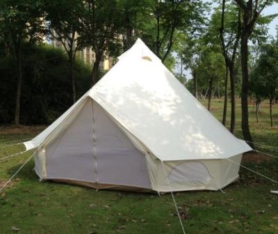 Cina Tenda di tela all'aperto bianca di singoli strati/tenda Bell del cotone per l'escursione dell'attrezzatura in vendita