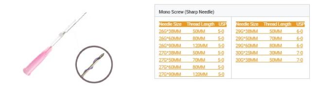 PDO Threads Screw