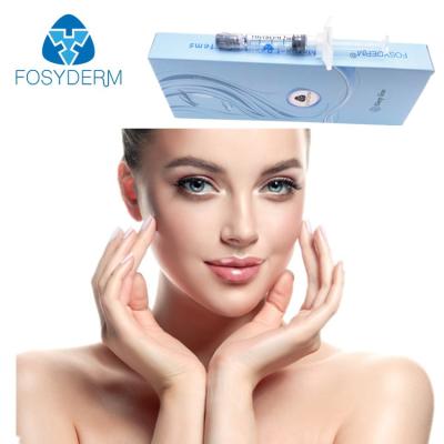 China Fosyderm 2ml Filler Injectable Dermal Filler Hyaluronic Acid Deep Clear for sale
