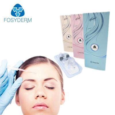 중국 Fosyderm 엉덩이를 위한 십자가에 의하여 연결되는 얼굴 젤 Hyaluronic 산 HA 충전물 판매용