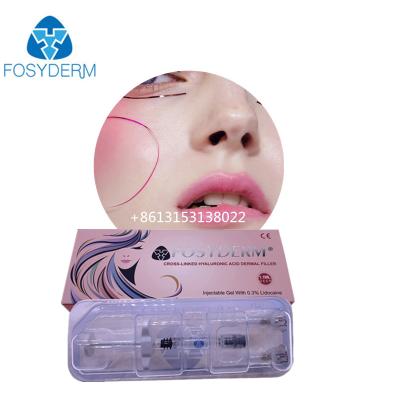 China a cruz 1ml ligou a injeção cutânea ácida hialurónica do enchimento profunda para o nariz Chin Cheek for sale