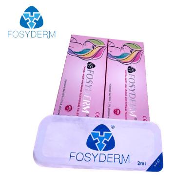 中国 媒体を取除くFosyderm 2Mlの唇の注入口はHyaluronic酸にしわを寄せる 販売のため