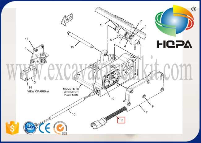 266-1466 2661466 estrangulam o sensor de posição para a máquina de 