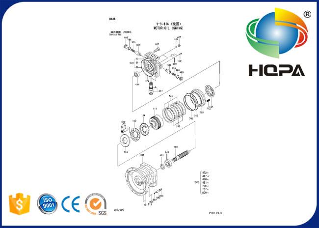Corredo della guarnizione del motore di 1119004 oscillazioni per l'escavatore Hitachi ZAX240-3 ZX200-3