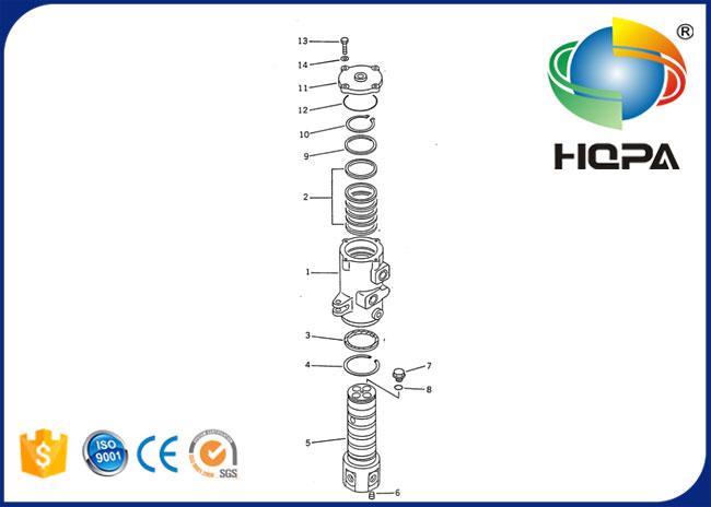 Corredo della guarnizione dell'attacco snodato in acciaio di 703-08-33110KT 703-08-33110 per KOMATSU PC100-5 PC120-5