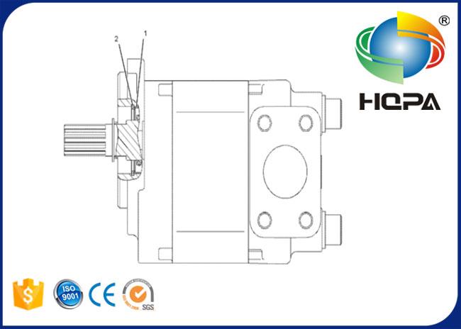 204-2800 2042800 Hydraulic Gear Pump Seal Kit for 318C, 319C, 320C, 320D
