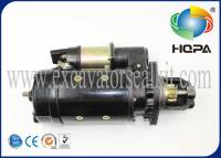 China Excavator E325 Engine C7 Starter Motor 12V CW Rotation Metal Silver for sale
