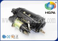 China Excavator E325 Engine C7 Starter Motor 12V CW Rotation Metal Silver for sale