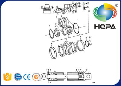 Cina 991/00127 di 991-00127 99100127 991 00127 Ram Bucket Cylinder Seal Kit per il JCB 3C-2WD in vendita