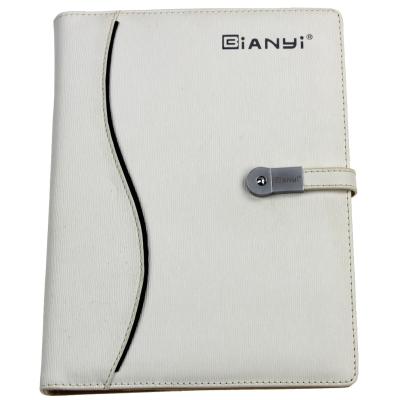 China A5 PU leather notebook with 8GB USB flash driver for sale