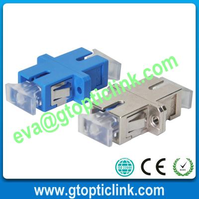 China Single Mode Multimode Simplex Fiber Optic Adapter SC/UPC for sale