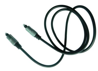 Cina cavo ottico di 1.0mm PMMA Toslink, connettori di fibra ottica neri in vendita