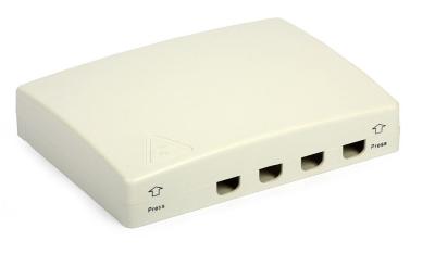 中国 FTTH/FTTx のプラスチック 4 は繊維光学の配分/端子箱の芯を取ります 販売のため