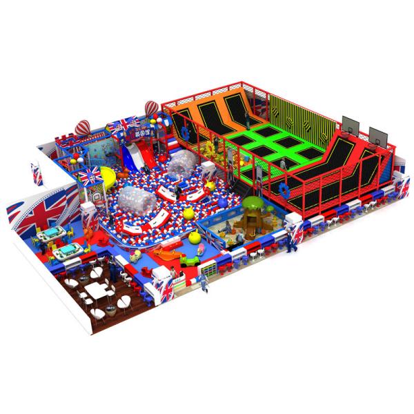 Quality 2018 New Trampolines Park with Many Games Like Ninja Course and Indoor for sale