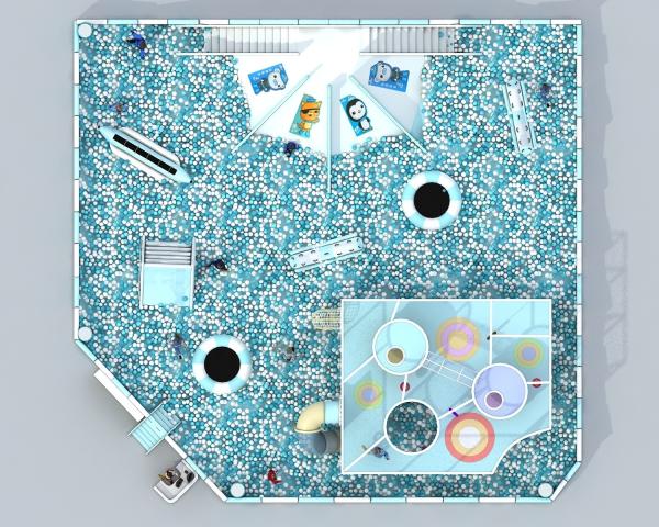 Quality Playground Children Adventure Play Center Indoor Ball Pool Trampoline Big Slide for sale