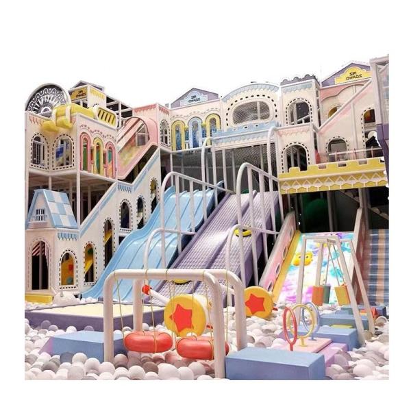 Quality Playground Children Adventure Play Center Indoor Ball Pool Trampoline Big Slide for sale