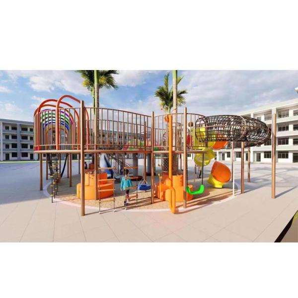 Quality Design Kids Outdoor Playground Park Outdoor Stainless Steel Slide Customized for sale