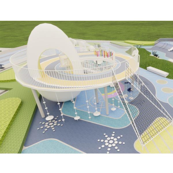 Quality Design Kids Outdoor Playground Park Outdoor Stainless Steel Slide Customized for sale
