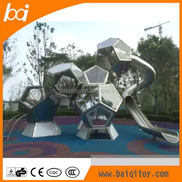 Quality Stainless Steel Spiral Slides, Custom Interior Stainless Steel Slides Factory for sale