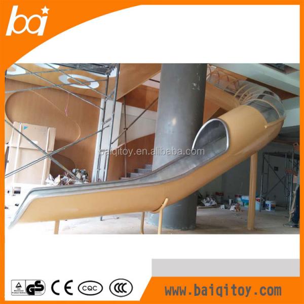 Quality Stainless Steel Spiral Slides, Custom Interior Stainless Steel Slides Factory for sale