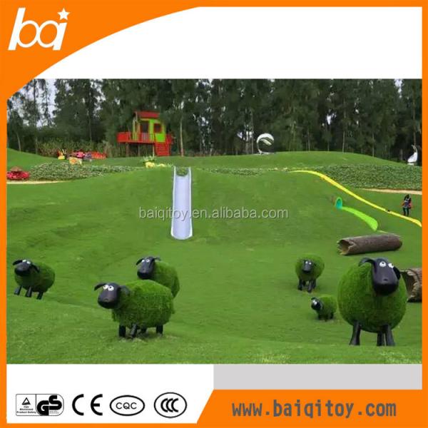 Quality Outdoor Beach Combined with Stainless Steel Slide Fun Amusement Equipment for sale