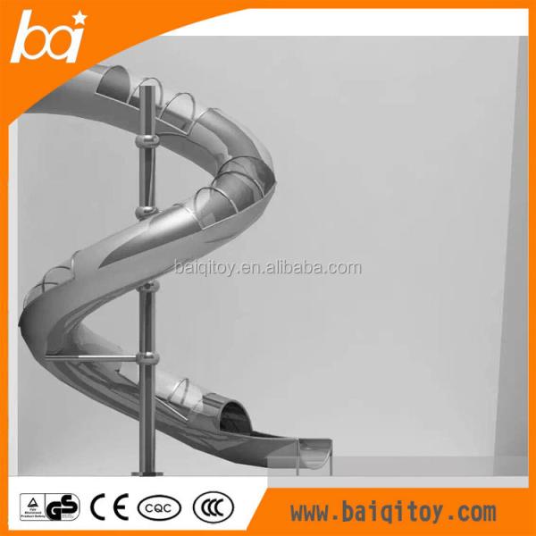 Quality Outdoor Beach Combined with Stainless Steel Slide Fun Amusement Equipment for sale