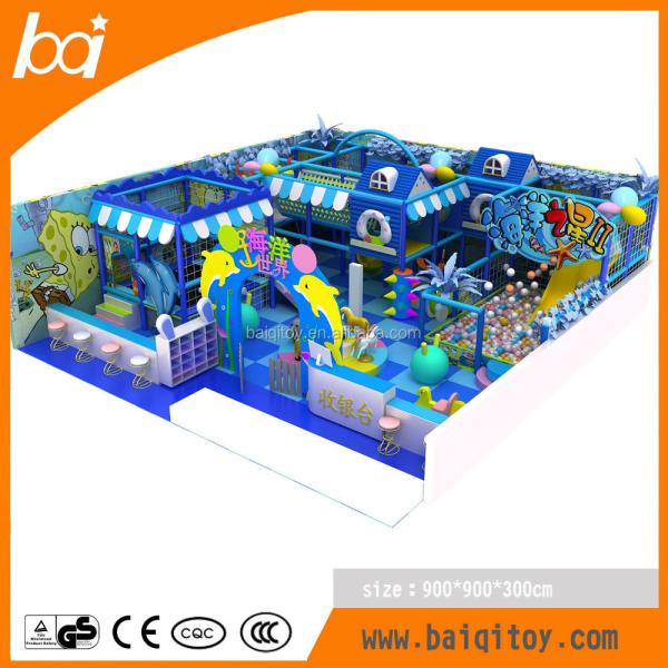 Quality Manufacturing Customized Commercial Indoor Kids Playground for Newest Design for sale