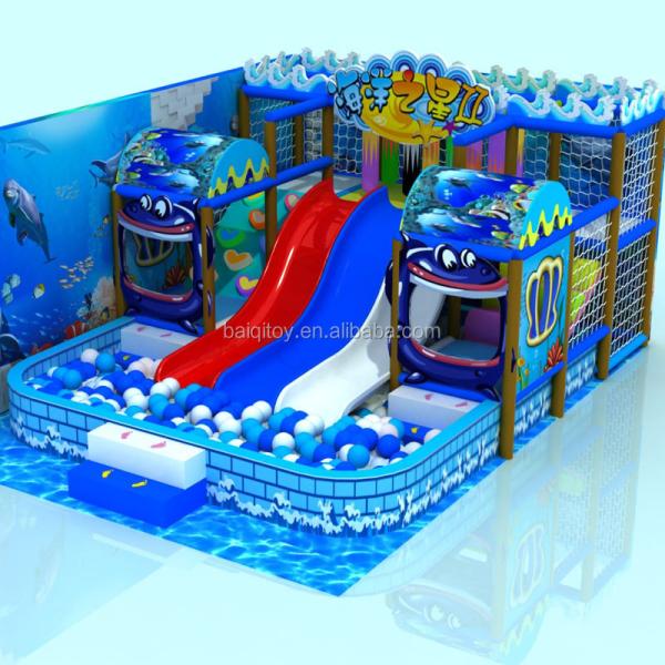 Quality Wholesale Kids Wooden Indoor Soft Playground Used for Preschool for sale