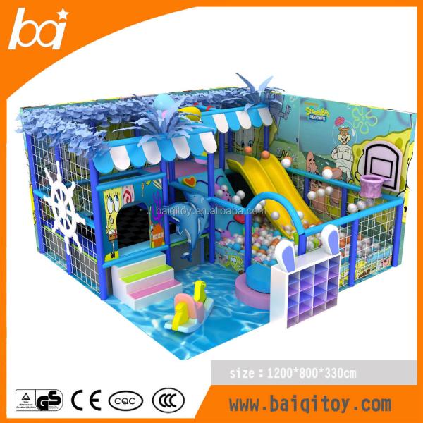 Quality Children Popular Commercial Kids Slide Mcdonalds Indoor Playground for Babies for sale