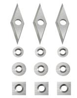 China Carbide Inserts Woodturning With Round / Square Radius /Diamond Shape for sale