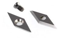 China Carbide Inserts Woodturning With Round / Square Radius /Diamond Shape for sale