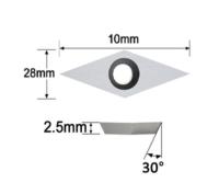China Diamond Carbide Inserts Replacement With Round Point Cutters And Sharp Point Cutters for sale