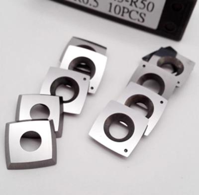 Cina 11mm Square Carbide Inserts With Radius 11×11×2.0mm-R50-30° For Woodworking in vendita