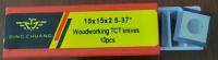 China Square Radius Shape Carbide Cutting Tool Inserts 15x15x2.5-37° for sale