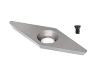 China Diamond Shape Tungsten Carbide Woodworking Tools Radius Tip Carbide Insert for sale
