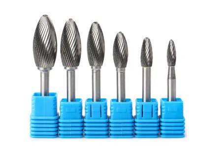 Cina Doppio carburo tagliato Burr File For Metalworking Applications rotatorio in vendita