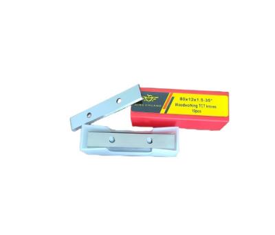 China 60x12x1.5-35° Carbide Woodturning Tools Tungsten Carbide TCT Planer Knife for sale